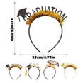 Win s Way Graduation Headband for Girls, Glitter Grad Cap Hair Hoop ...