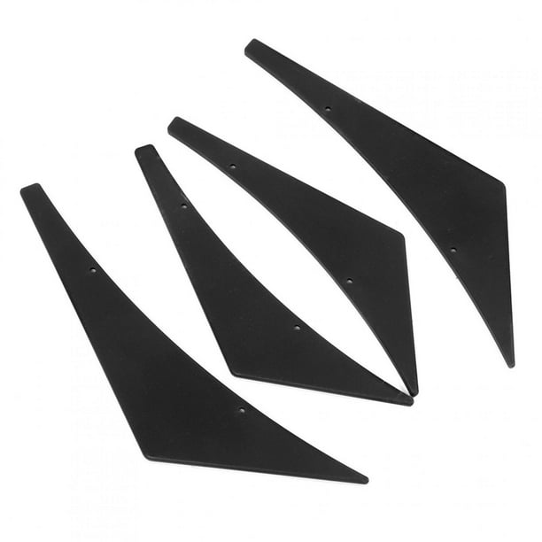 Splitter Fin Fin Lip Spoiler 4pcs Car Front Bumper Lip Diffuser ...