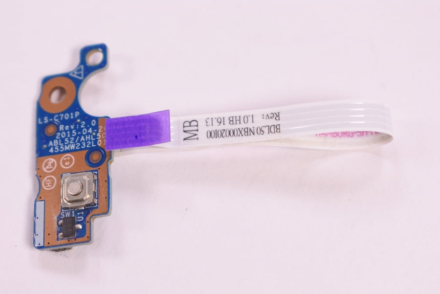 855012-001 Hp Power Button Board 15-BA015WM 15-BA079DX 15-AY011NR 15 ...