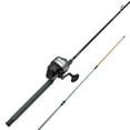 Zebco 808 Boss Hawg Spincast Reel and Fiberglass Fishing Rod Combo, 7ft ...