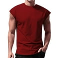 kpoplk Mens Graphic Tank Tops Sleeveless Muscle Shirts Beach Hawaiian Patriotic Tank Tops,L Wine ...