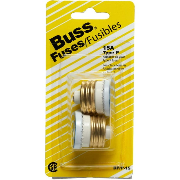 2 Pack 15 Amp P Plug Fuses - Walmart.ca