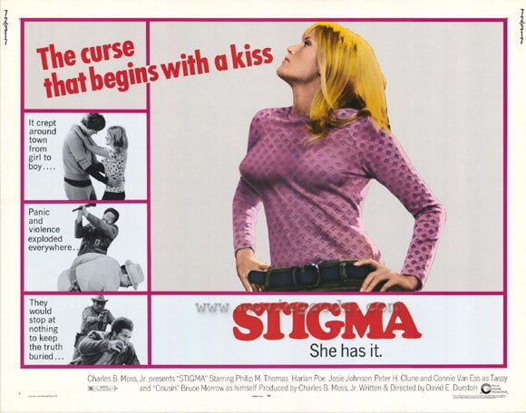 Stigma - movie POSTER (Style A) (11" x 14") (1972) - Walmart.com