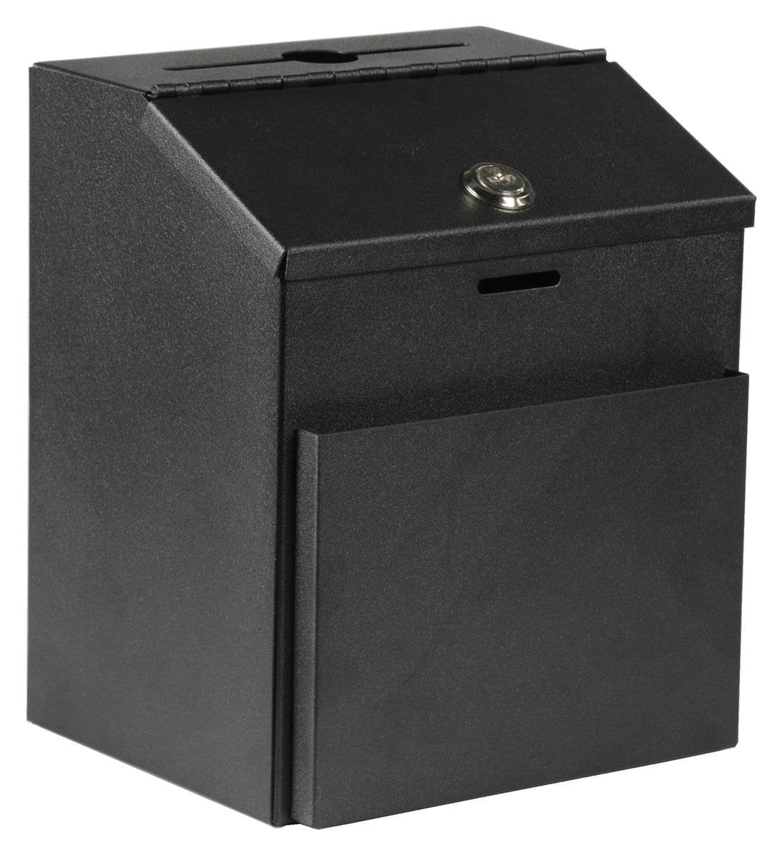 MCB Metal Suggestion Box ~ with Lock for Wall Mount ~ Tabletop Use ...