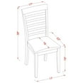 Homestock Rustic Ranch Dinette Set Small Dining Tables And Dining Chairs