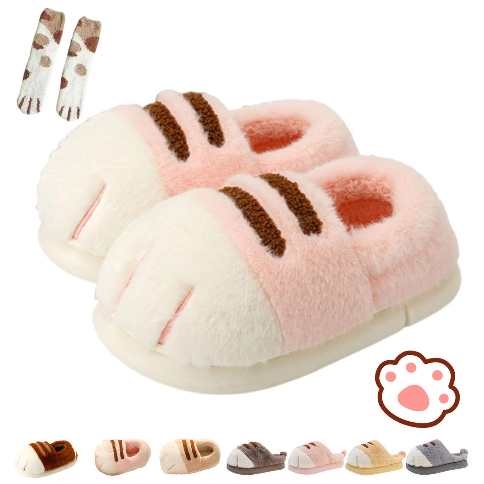Click here for Unbranded Cats Paw Slippers prices