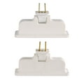 Hyper Tough White Swivel Outlet Adapter, 3 Outlets, 15 Amps, Indoor Use ...