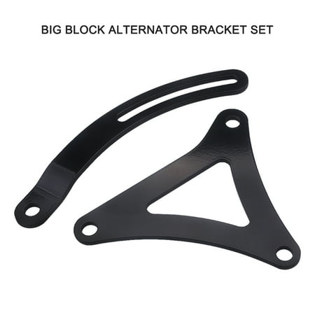 Big Block Mopar Chrome Alternator Bracket for Dodge Chrysler 383 440 ...