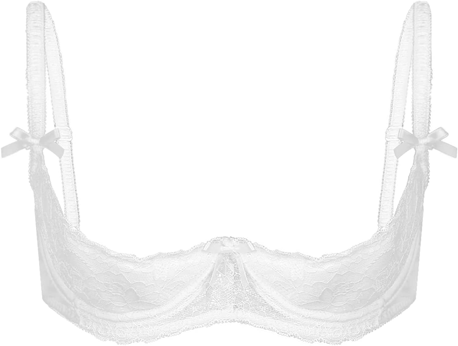 MSemis Woman s Underwire Push Up Shelf Bra 1 2 Cup Demi Balconette MSemis Woman s Underwire Push Up Shelf Bra 1 2 Cup Demi Balconette