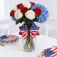 Red Blue Handheld Flowers Independence Day Nationals Day Handheld ...