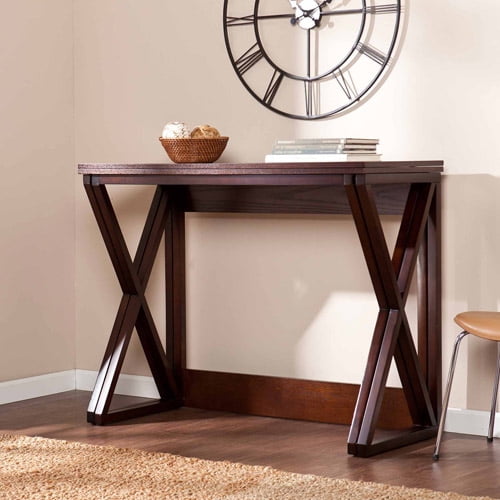 Mauer Counter Height Universal Flip Table, Espresso - Walmart.com