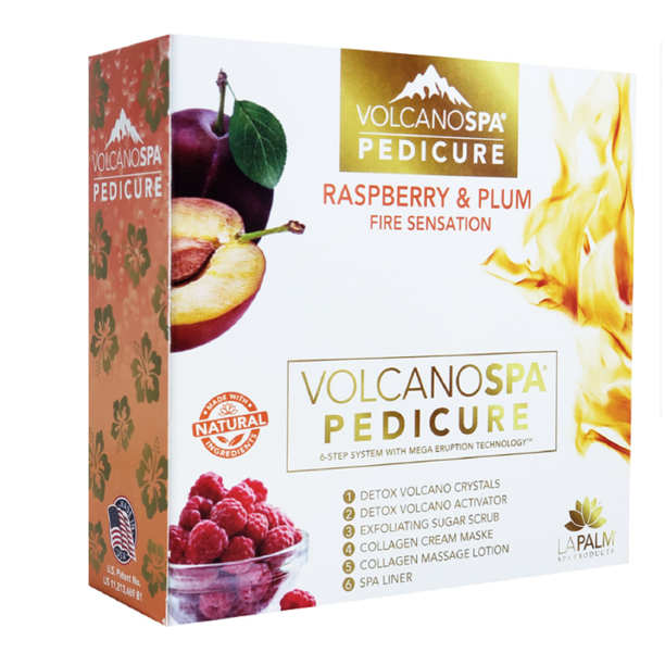 La Palm Volcano Spa Pedicure - 5-Step System w/Mega Eruption Technology ...