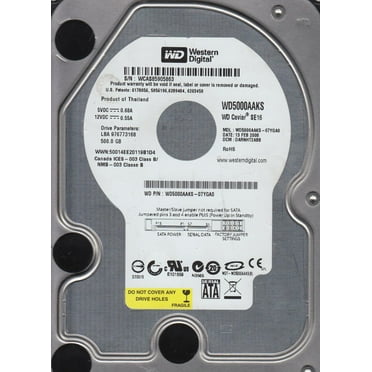 WD1600AAJS-60Z0A0, DCM DGRNHT2AGN, Western Digital 160GB SATA 3.5 Hard ...