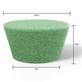FloraCraft FloraFōM Vase Insert 1.9 inch x 3.6 inch Green - Walmart.com