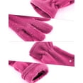 2 Pairs Kids Fleece Gloves Full Finger Winter Warm Gloves Cold Weather ...