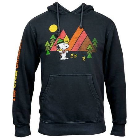 Peanuts Park Ranger Snoopy Dog The Great Outdoors Sweatshirt-3XLarge ...