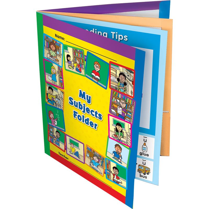 All-In-One Subjects 4-Pocket Folders - Set of 12 - Walmart.com