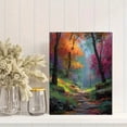 Autumn Tree Lakeside Landscape Canvas Wall Art for Living Room Bedroom ...