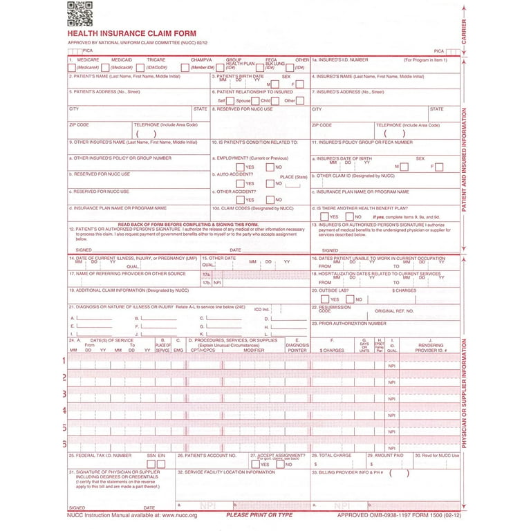 Medical Billing Forms