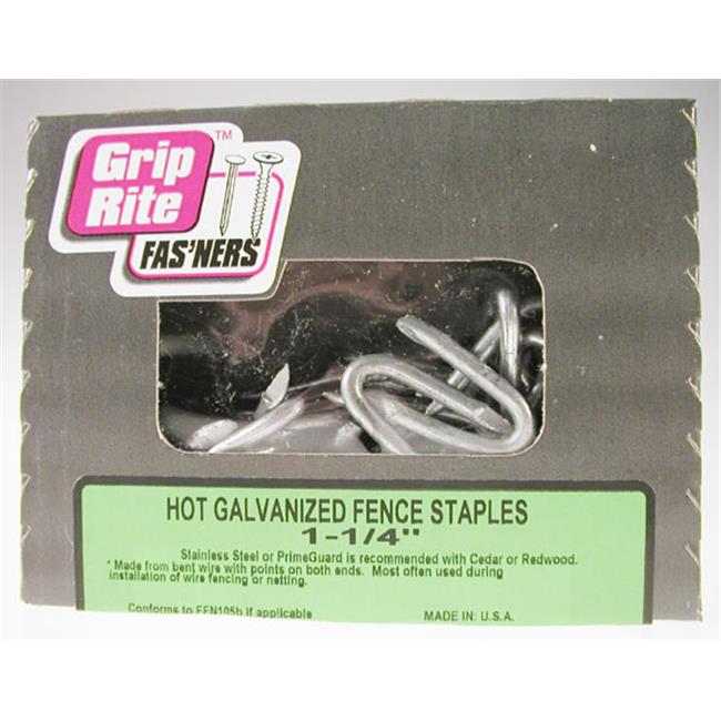 Prime Source Hot Galvanized Fence Staples 114HGFS1 - Walmart.com