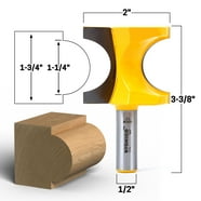 Yonico Large Lock Miter Router Bit - 45 Degree - 1" Stock - 1/2" Shank ...