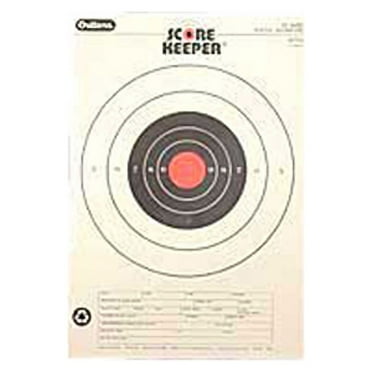 Champion Traps and Targets Orange Bullseye Scorekeeper Target, 100 Yard ...