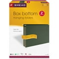 Smead 64359 Two Inch Capacity Box Bottom Hanging File Folders, Legal ...