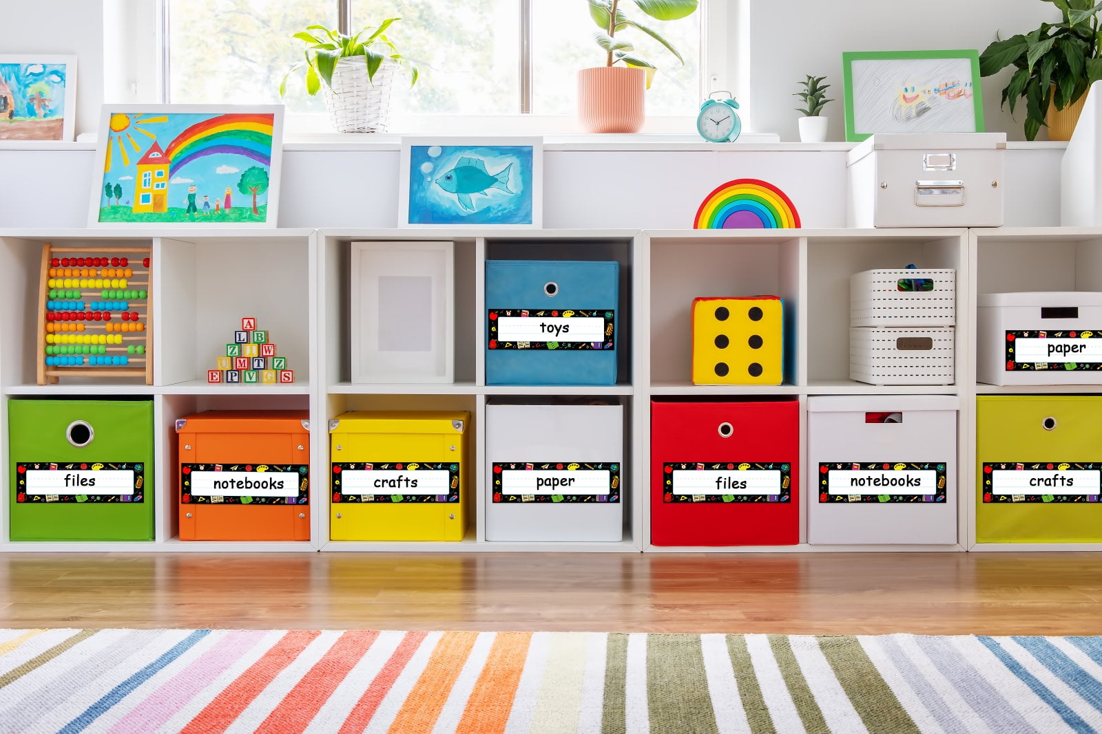 Buy WaaHome Desk Name Plates for Students Kids, 36pcs Desk Name Tags ...