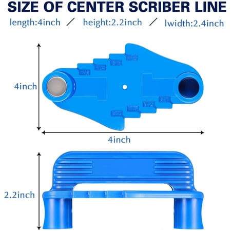 4 Pieces Center Scriber Line Scriber Woodworking Marking Offset Marking ...