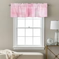 Valances for Windows Vintage Gradient Pink Mottled Texture Rod Pocket ...