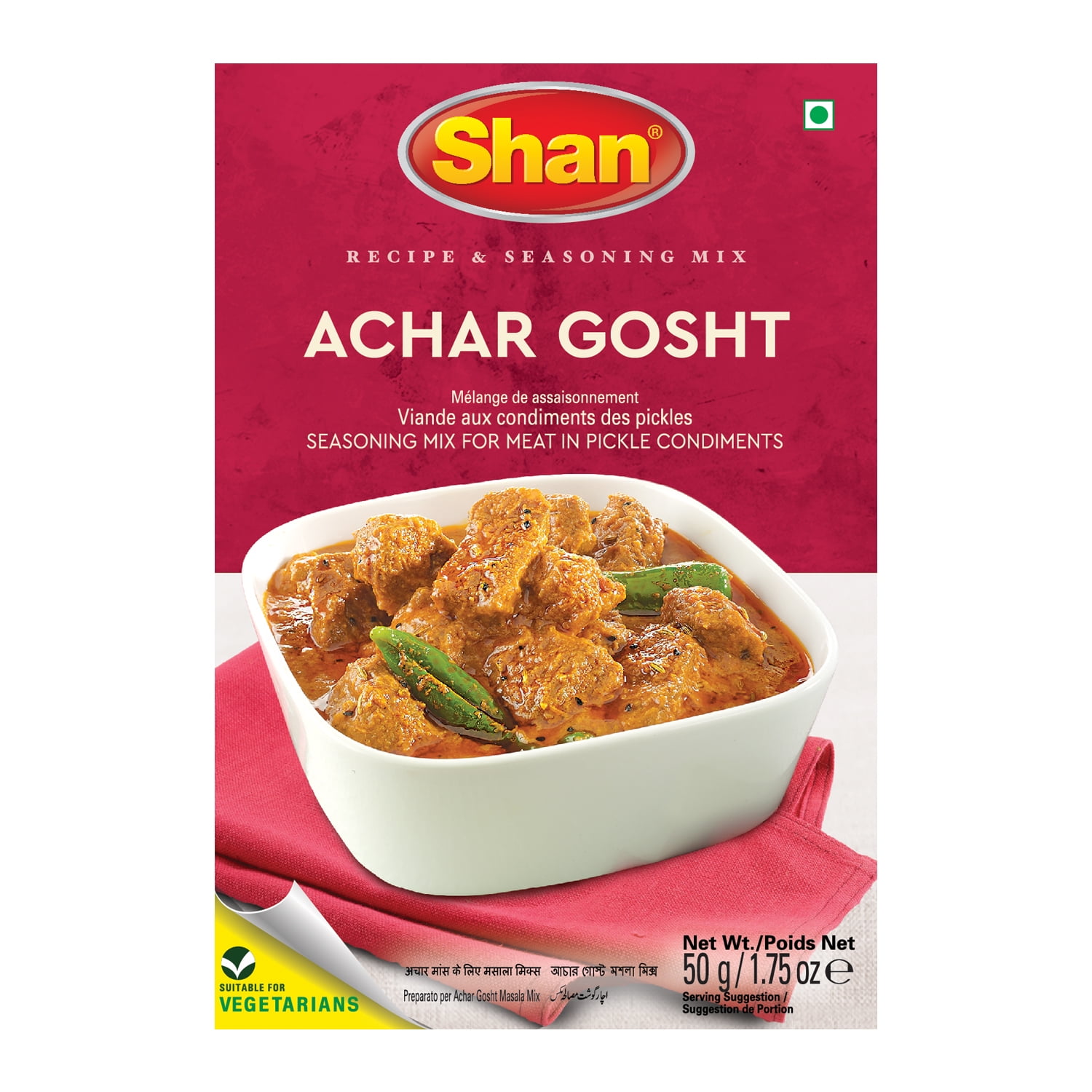 Click here for Shan Achar Gosht Seasoning Mix (50g) - Spice Packe... prices