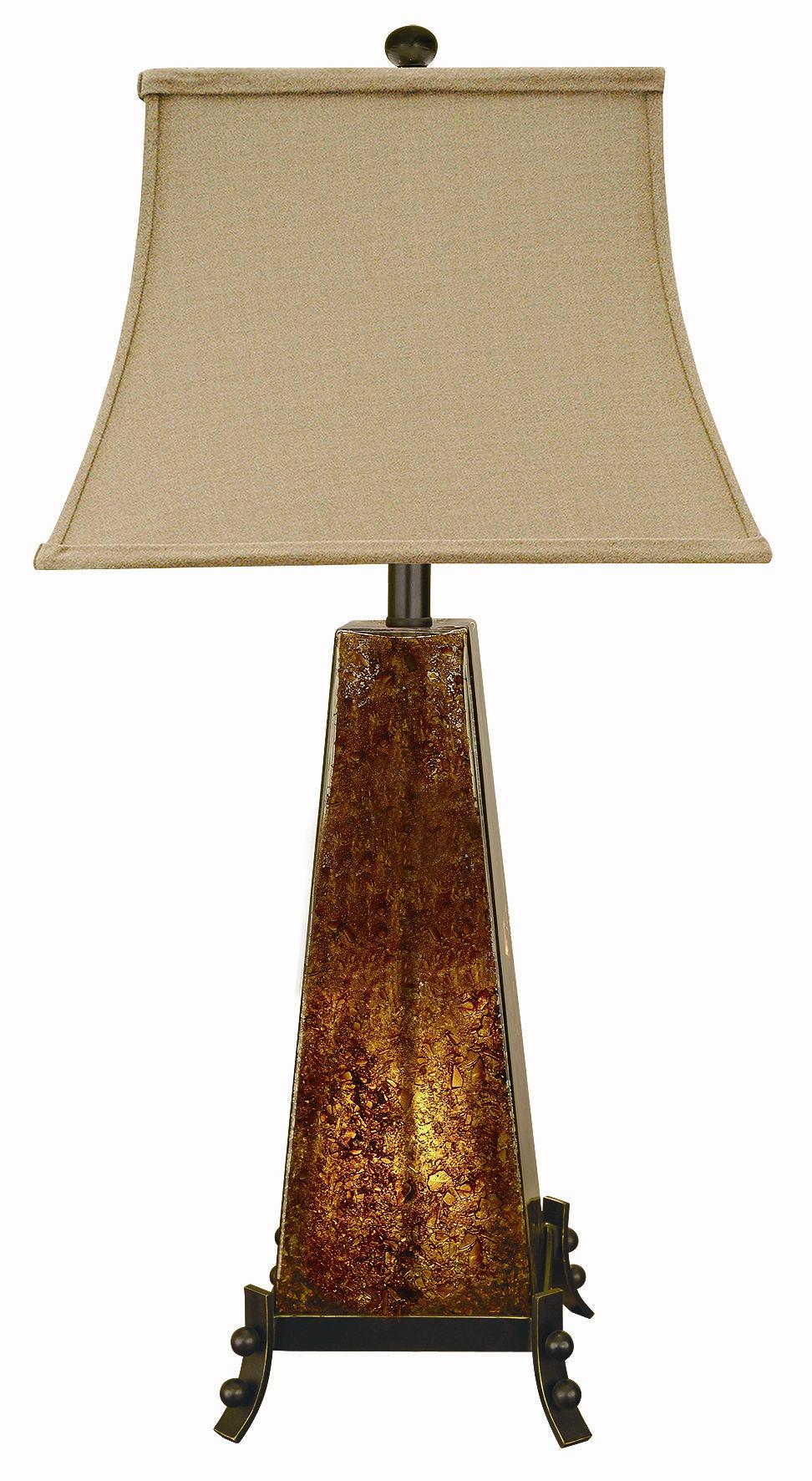 Rozy 31-Inch Table Lamp, Dark Amber Rock - Walmart.com