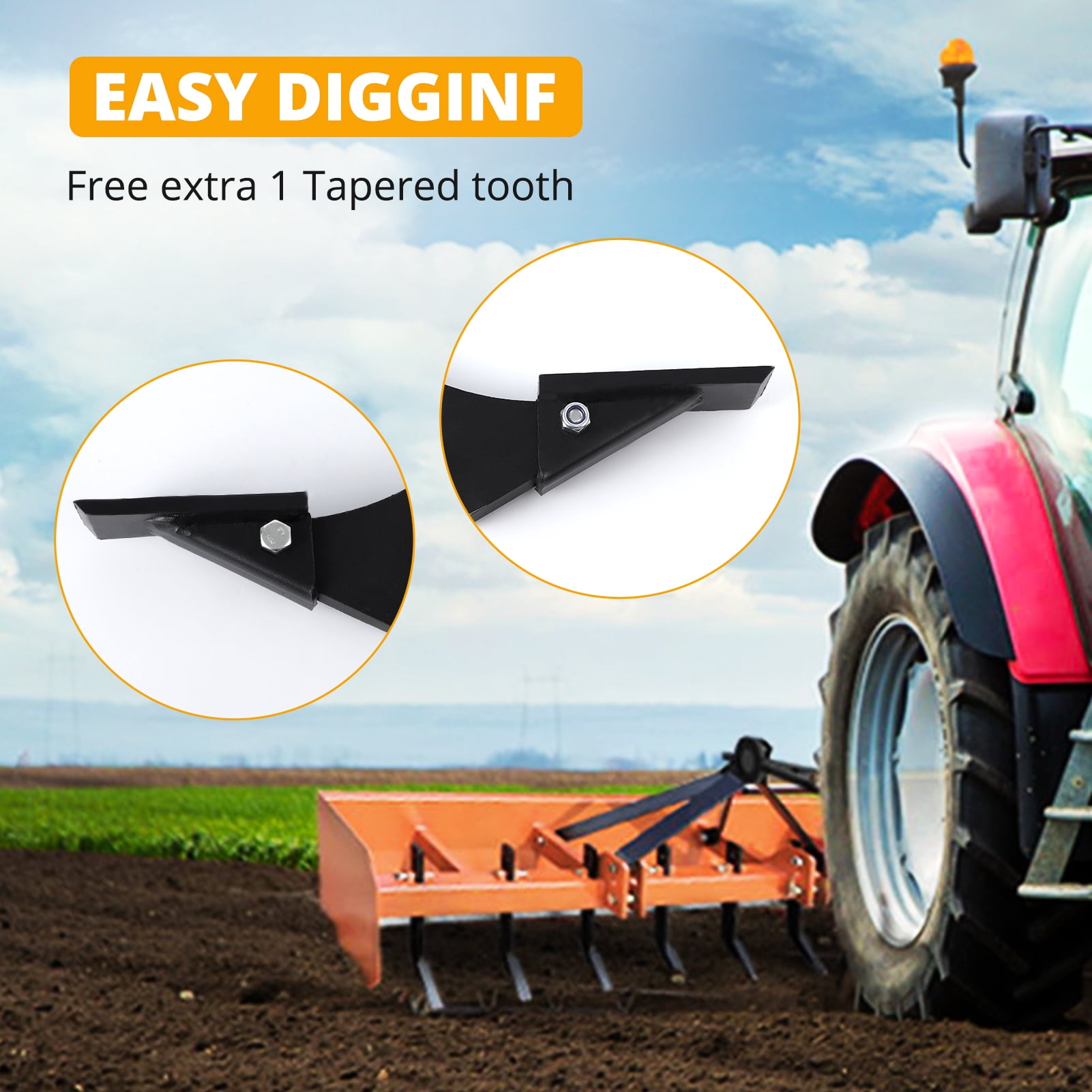 Tractor Box Blade Aazon.co: FUYEAR Box Blade Shank, 4 Holes Box Scraper ...