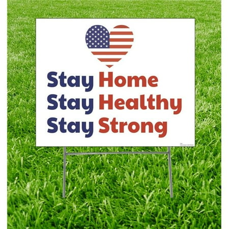 Advanced Graphics 3165 15 x 23 in. Stay Home, Stay Healthy & Stay ...