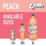 Crush Caffeine Free Peach Soda Pop, 20 fl oz, Bottle - Walmart.com