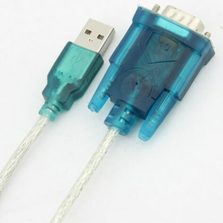 USB to RS232 Serial Port 9 Pin DB9 Cable Serial COM Port Adapter ...