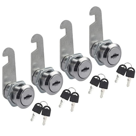 Tatum88 4pcs 16mm Cabinet Lock Cam Door Lock with Keys Security Cam ...