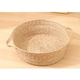 Cat Scratcher Bed Handmade Straw Cat Bed Basket for Indoor Cats ...
