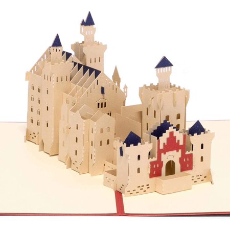 Paper Spiritz Pop up Castle Cards for Birthday, Christmas Gift Cards ...