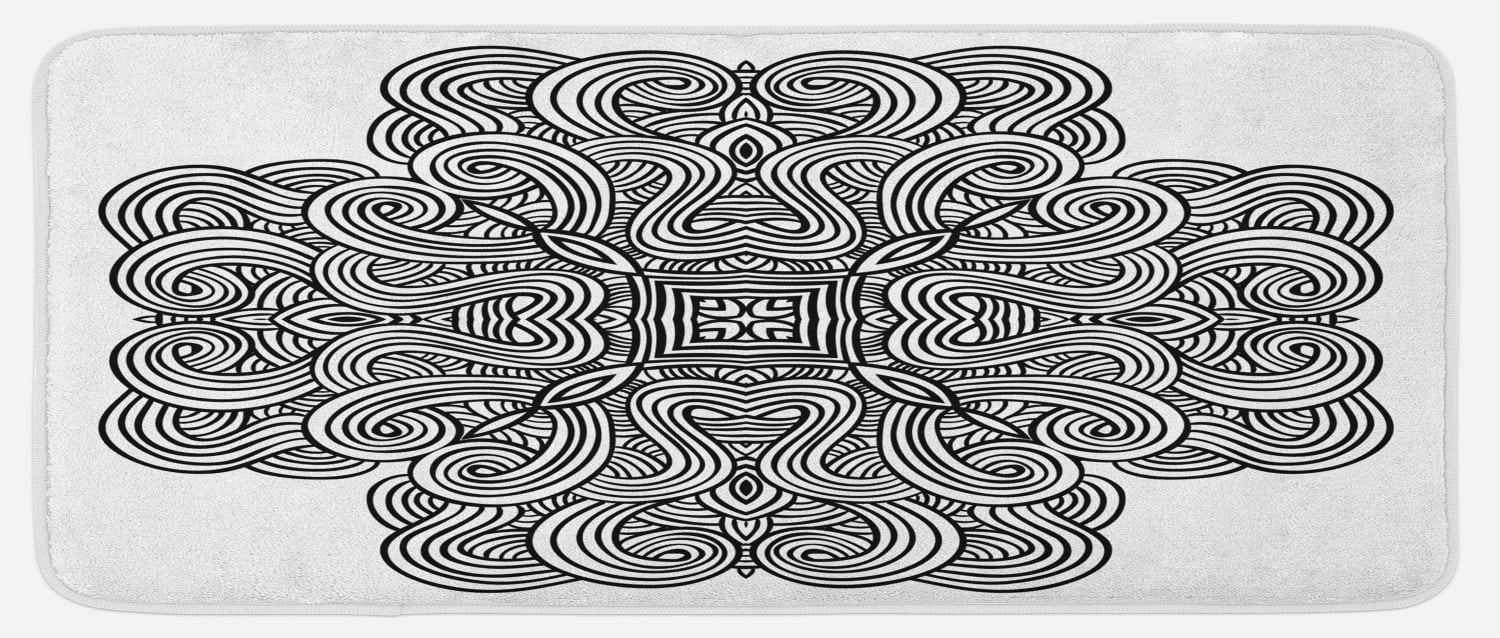 Celtic Kitchen Mat, Mediaeval Celtic Rotary Heraldic Design with ...