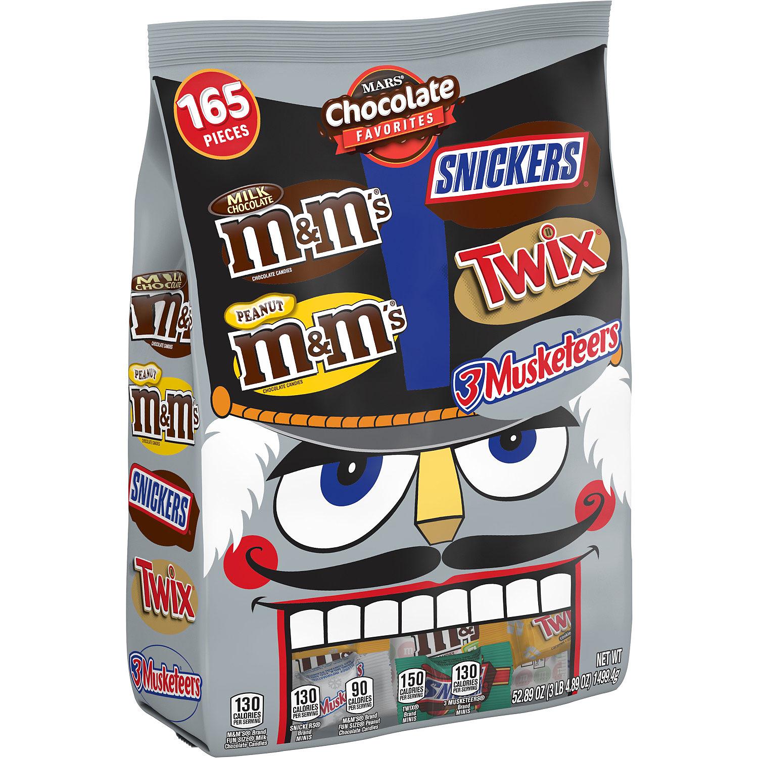 Mars Chocolate Christmas Candy Fun Size Minis Size Mix 47 6 Oz 150
