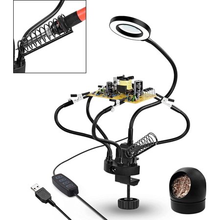 Helping Hands Soldering Helping Hand Third Hand Tool with Solder Iron ...