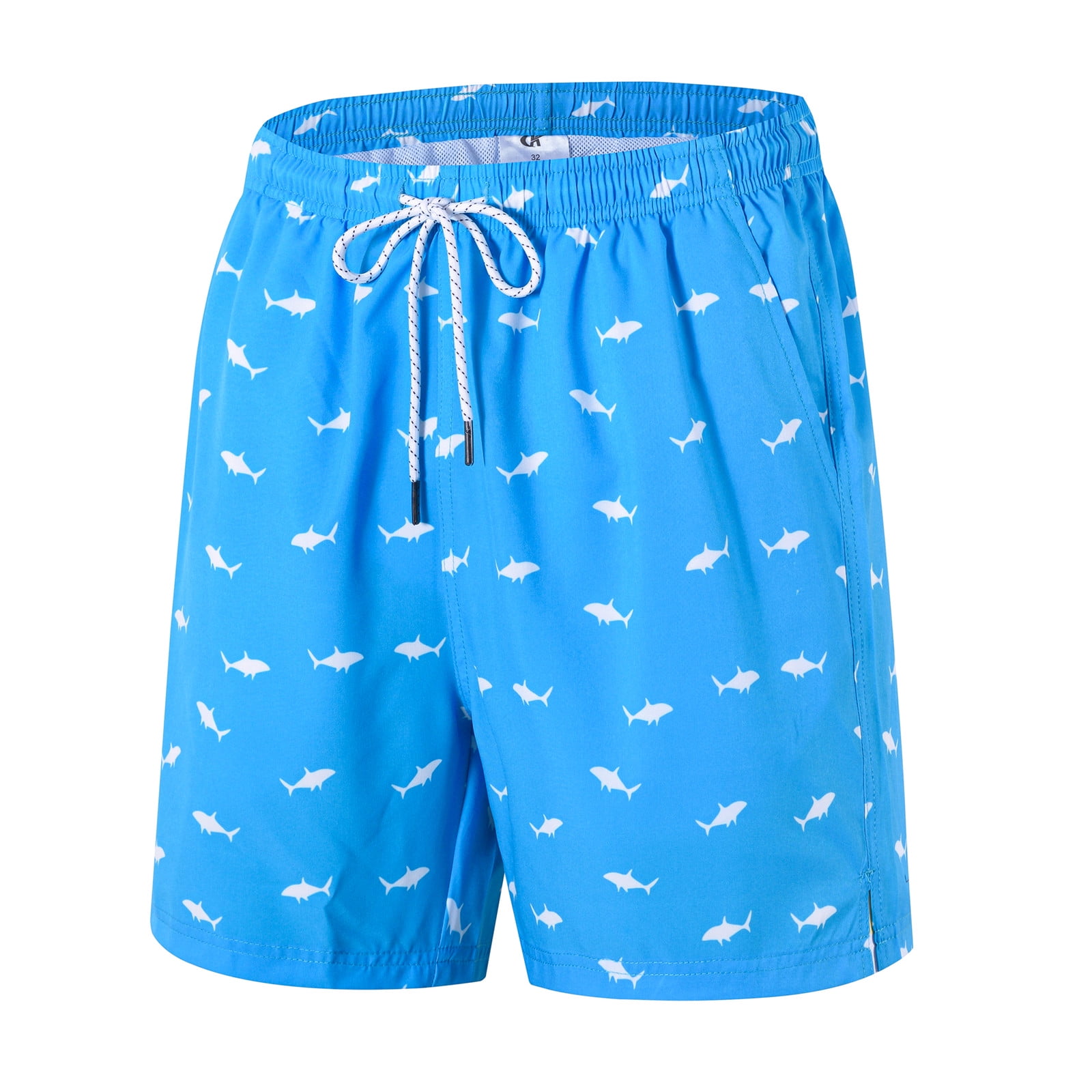 Yukaichen Mens Swim Trunks Quick Dry Beach Shorts With Mesh Lining