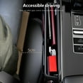 Car Seat Gap Organizer with Card Slots | Front Seat Storage Box for ...