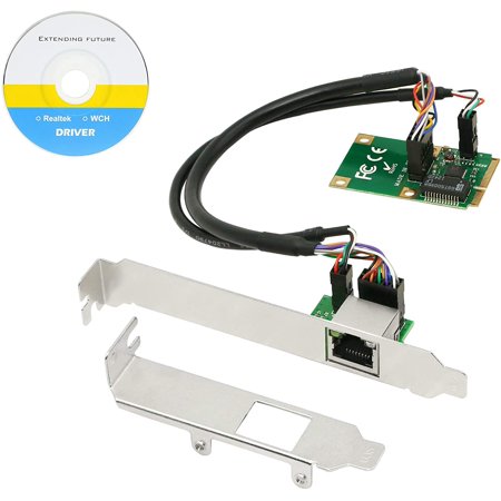 Mini PCI-E Gigabit Ethernet PCI Express Network Card NIC 10/100 ...