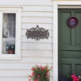 Sungmor Cast Iron Welcome Sign, Vintage Style Decorative Wall Plaque ...
