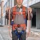 Fall Protection Safety Harness Kit for High Altitude Work, Climbing ...