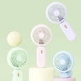 Folding Handheld Small Fan USB Charging, Mini Portable Fan for s ...