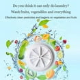 Artifact Portable Mini Washing Machine Turbine Clothes Mini Washer with ...