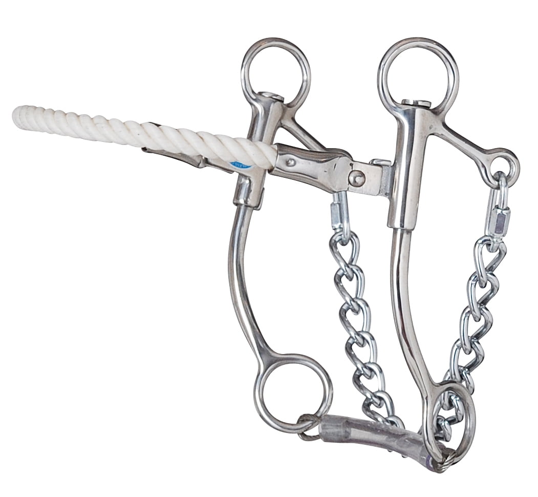 Ss Hackamore Rope Nose Hilason - Walmart.com